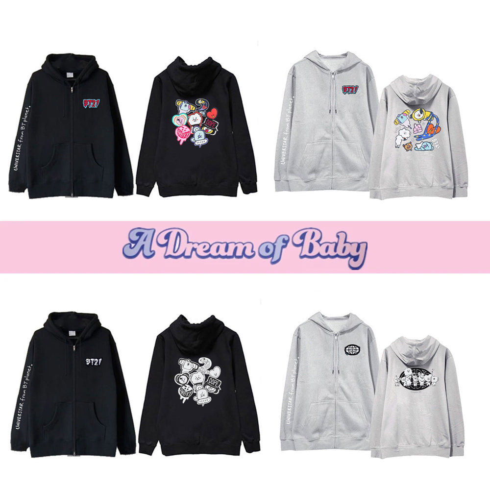 BT21 Dream Of Baby Hooded Jacket – Totemo Kawaii Shop