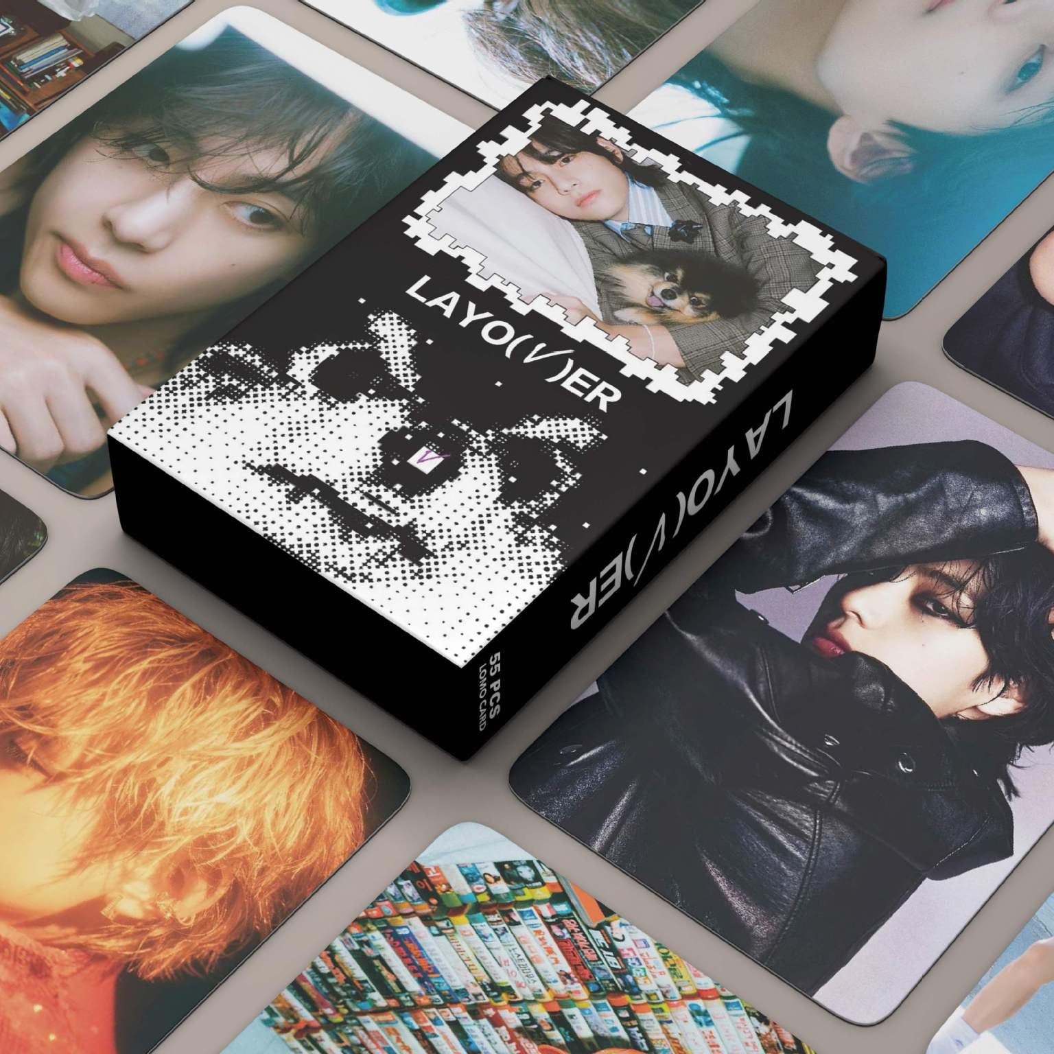 BTS X V 55-Piece 'Layover' LOMO Card – Totemo Kawaii Shop