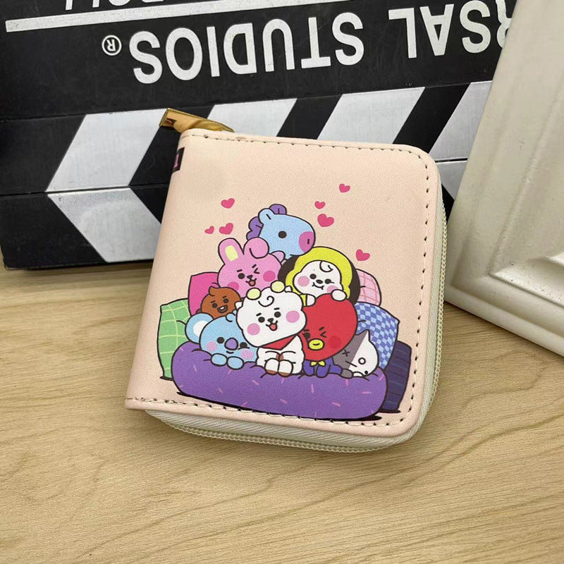 BT21 Summer Fun Cartoon Wallet – Totemo Kawaii Shop