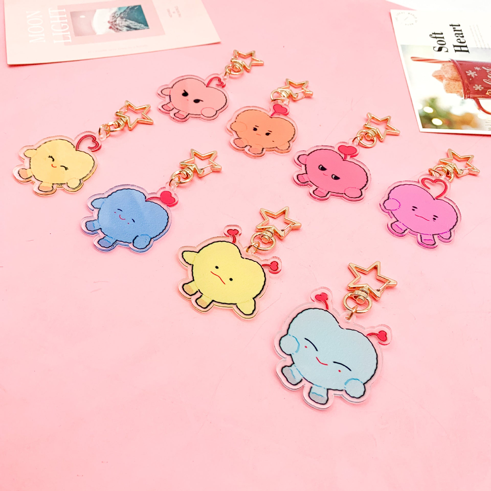 STRAYKIDS X SKZOO 'Maxident' Heart Pipi Star Keychain – Totemo Kawaii Shop