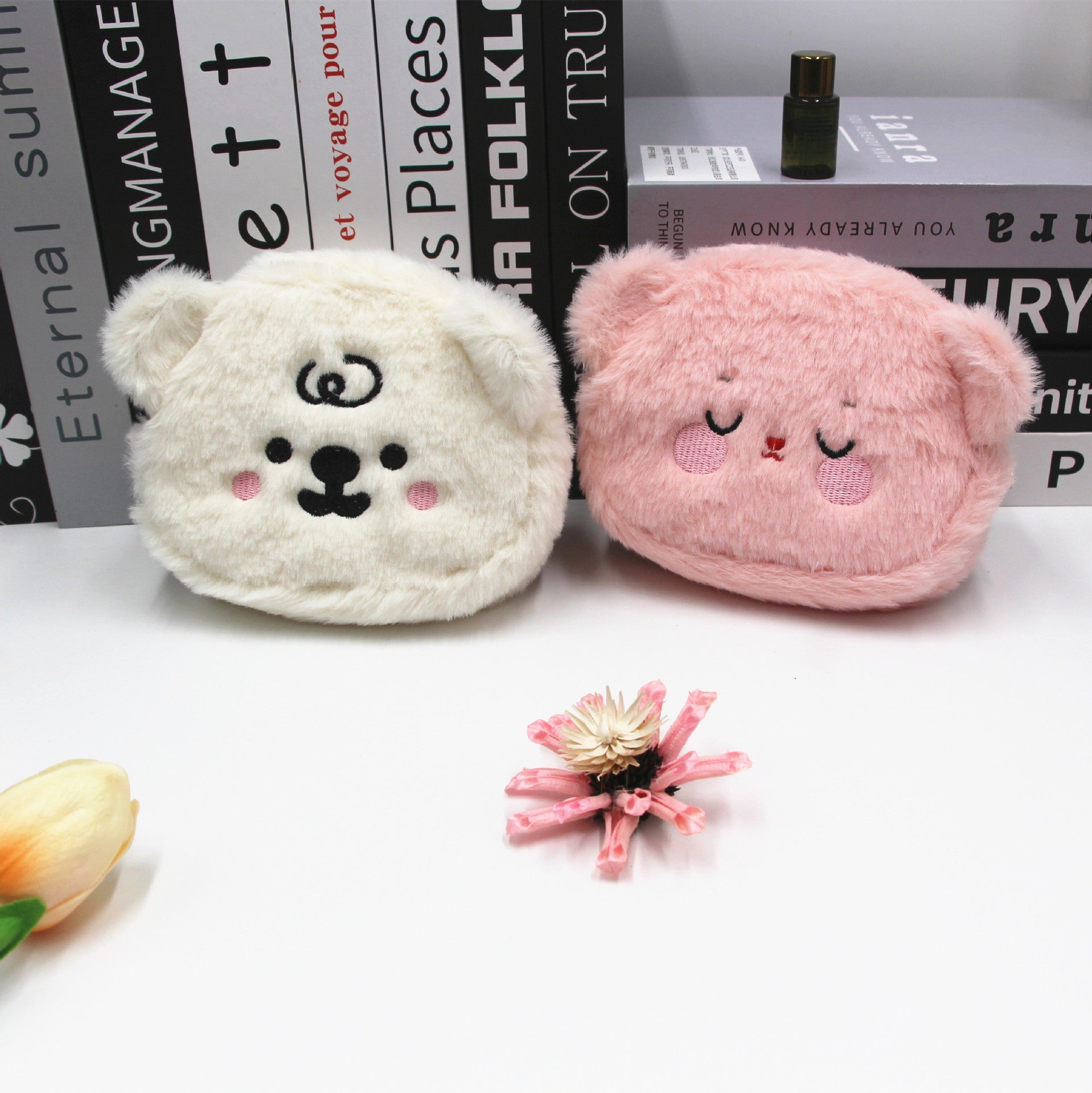 Kawaii Fluffy Bear Mini Coin Purse – Totemo Kawaii Shop