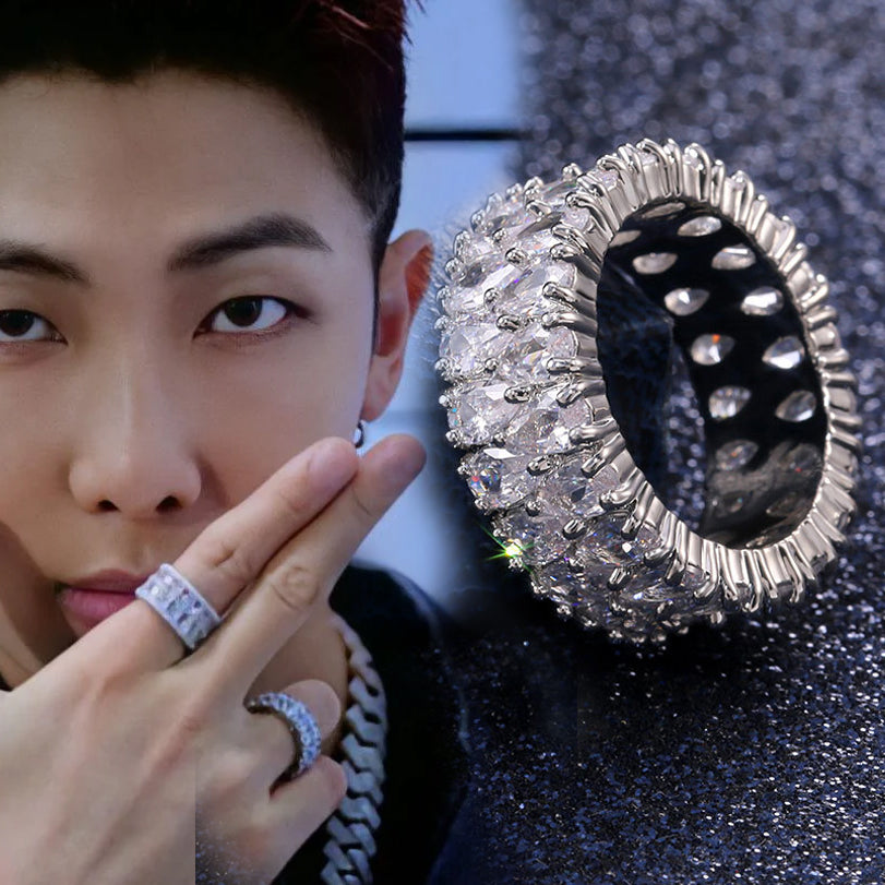 BTS X RM Rhinestone Ring – Totemo Kawaii Shop