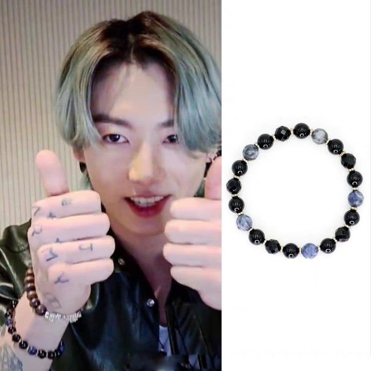 BTS X JUNGKOOK Onyx Sodalite Delixir Bracelet – Totemo Kawaii Shop